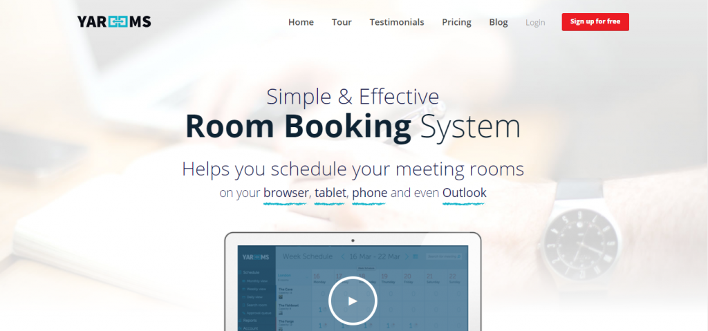 Yarooms - Simple & Effective Room Booking System